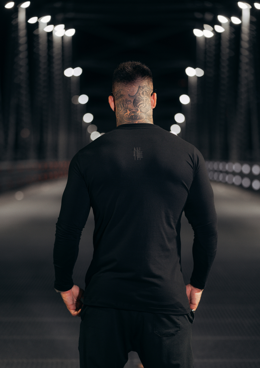 Manga Longa Mahe Warrior Symbols Black – Mahe Wanted